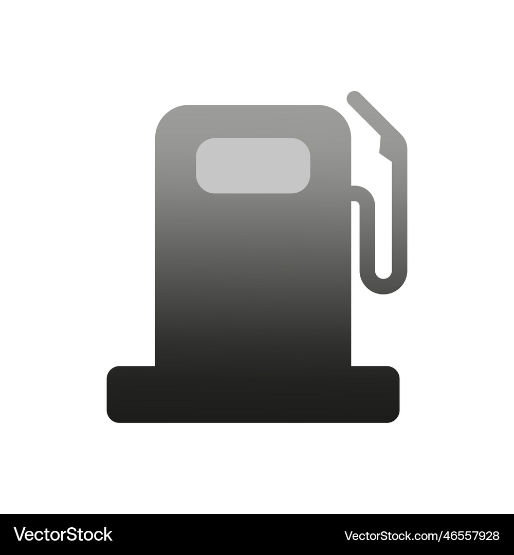Flat refueling icon fossil car refueling petrol Vector Image