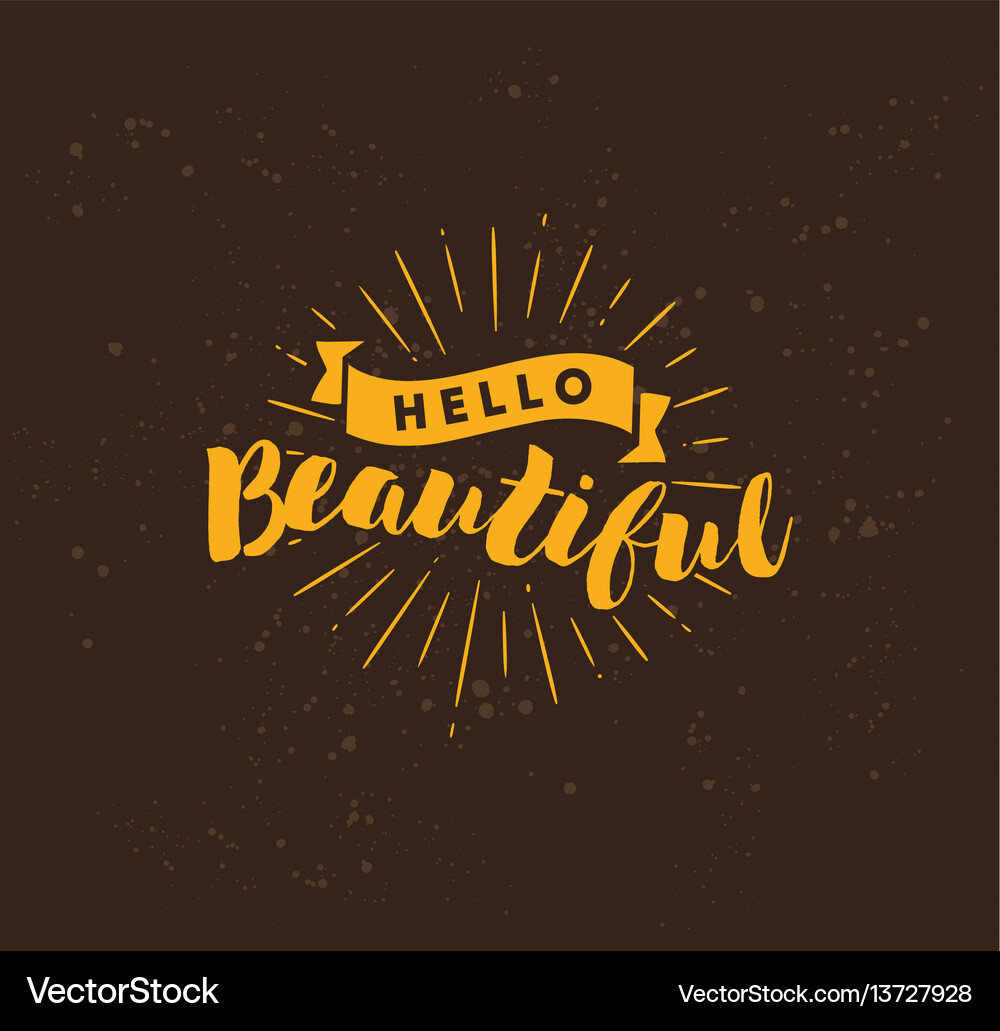 Typography for poster invitation greeting card Vector Image