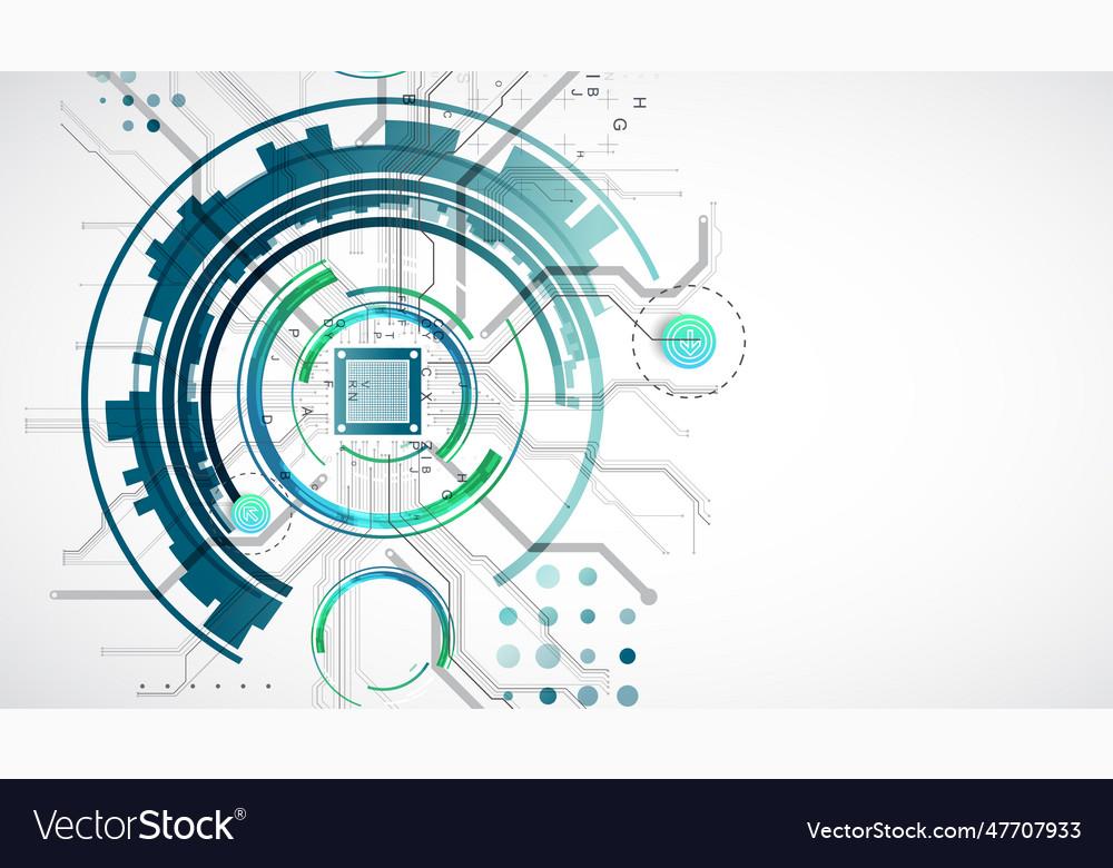 Abstract background on technological Royalty Free Vector