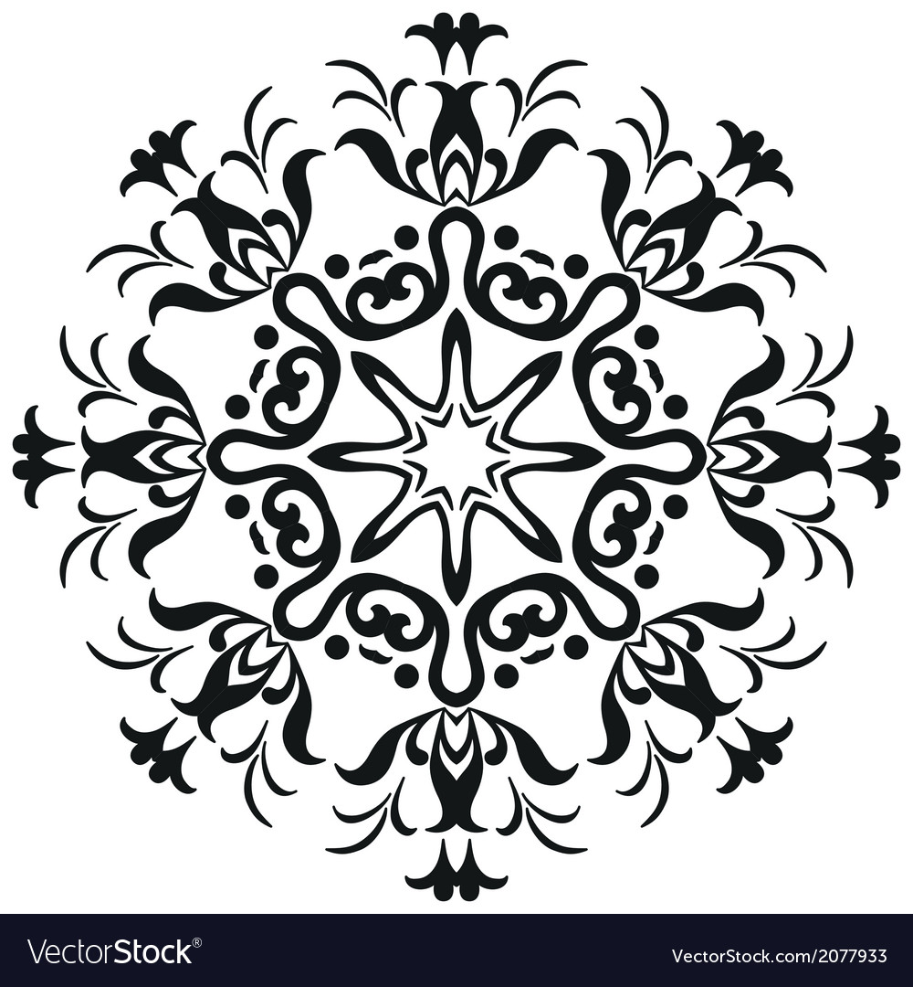 Abstract contour pattern Royalty Free Vector Image