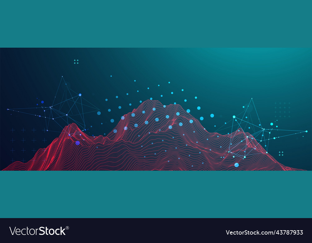 Modern square science or technology elements Vector Image