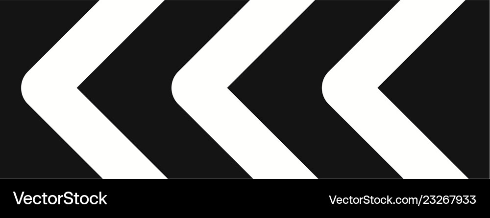 Sharp deviation of route to left road sign icon Vector Image