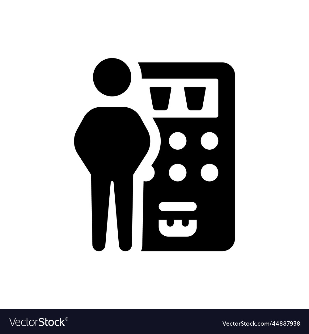 Vending coffee machine icon Royalty Free Vector Image