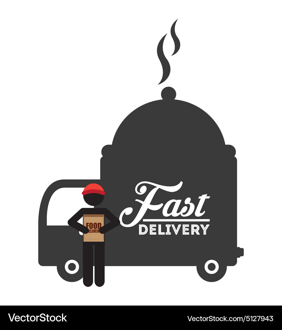 Food delivery Royalty Free Vector Image - VectorStock