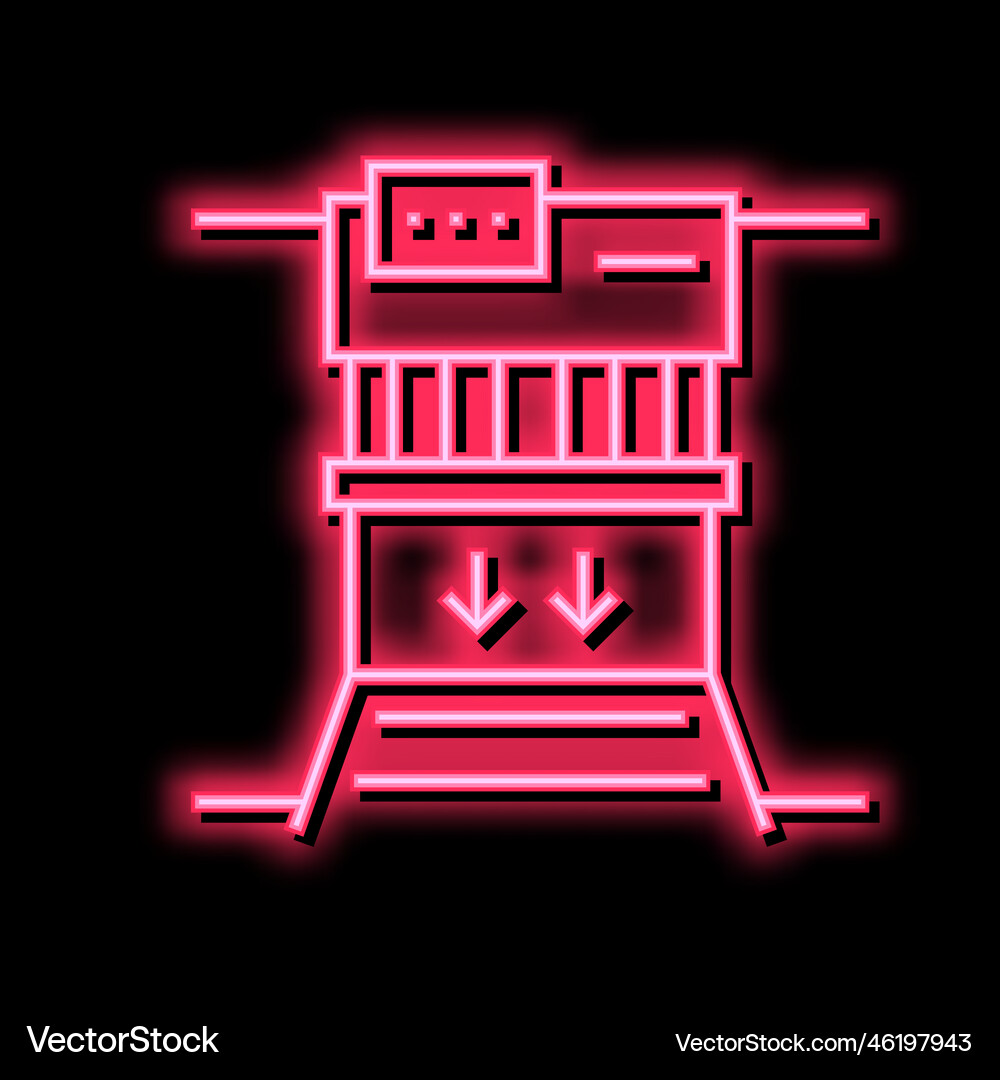 Garbage factory equipment color icon Royalty Free Vector