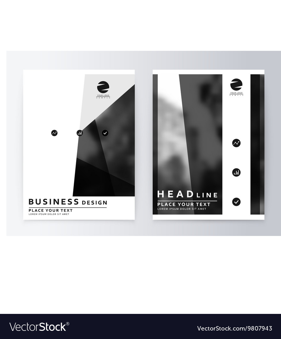 Layout design template Royalty Free Vector Image