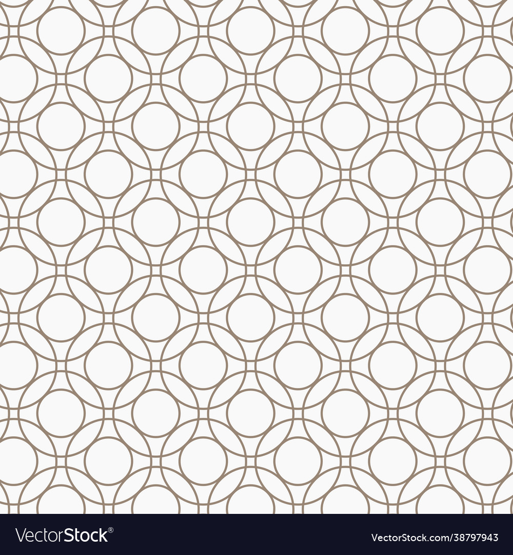 Seamless round geometric pattern Royalty Free Vector Image