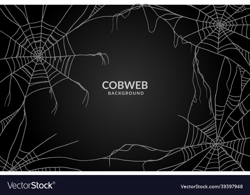 Cobweb background Royalty Free Vector Image - VectorStock Cobweb background Royalty Free Vector Image - VectorStock