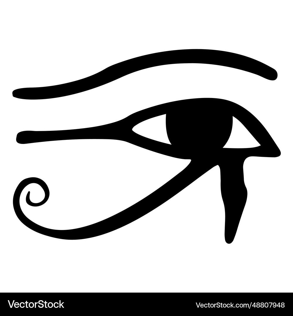 Eye of horus icon Royalty Free Vector Image - VectorStock