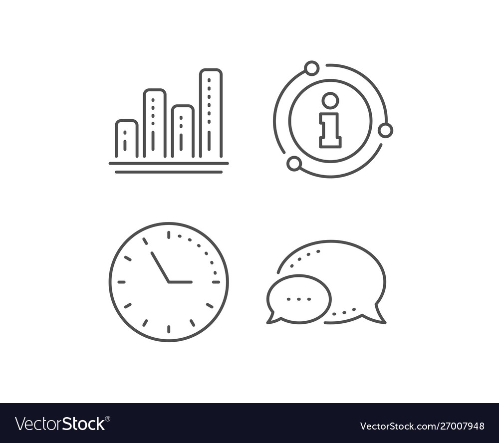 Graph line icon column chart sign Royalty Free Vector Image