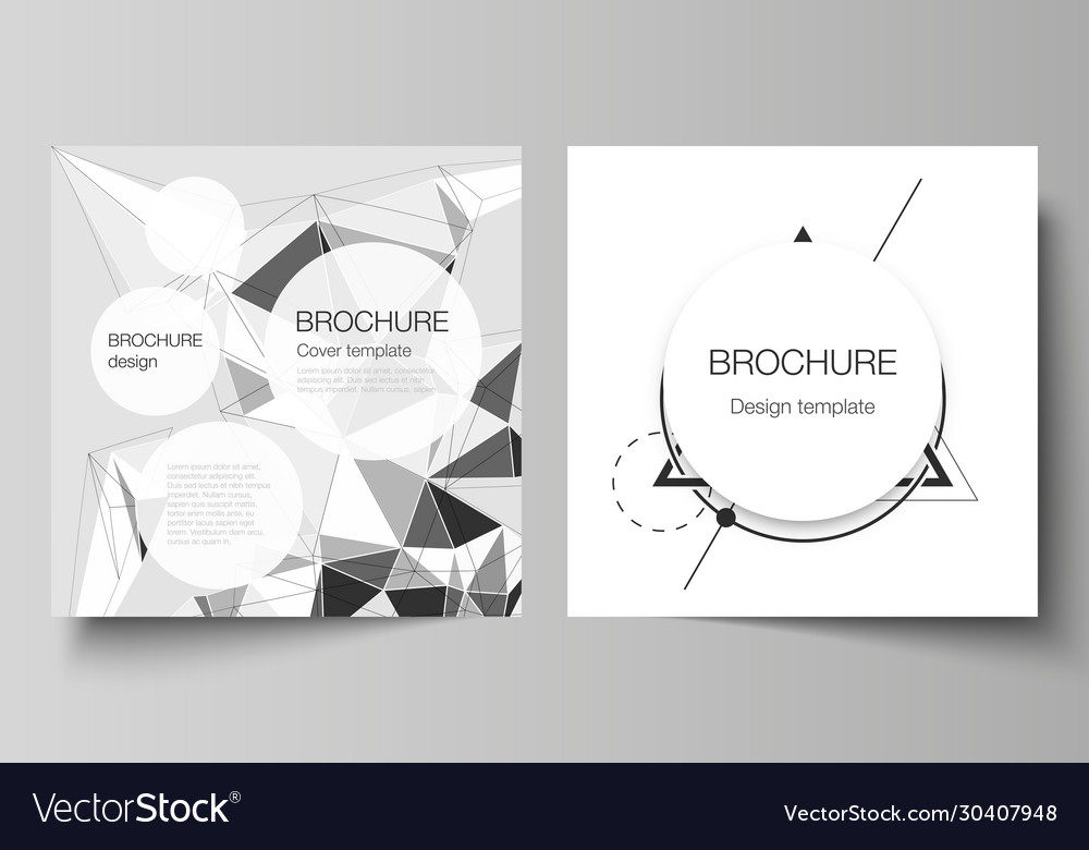 Minimal layout two square Royalty Free Vector Image