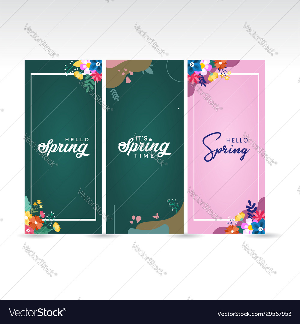Spring design for banner or background Royalty Free Vector