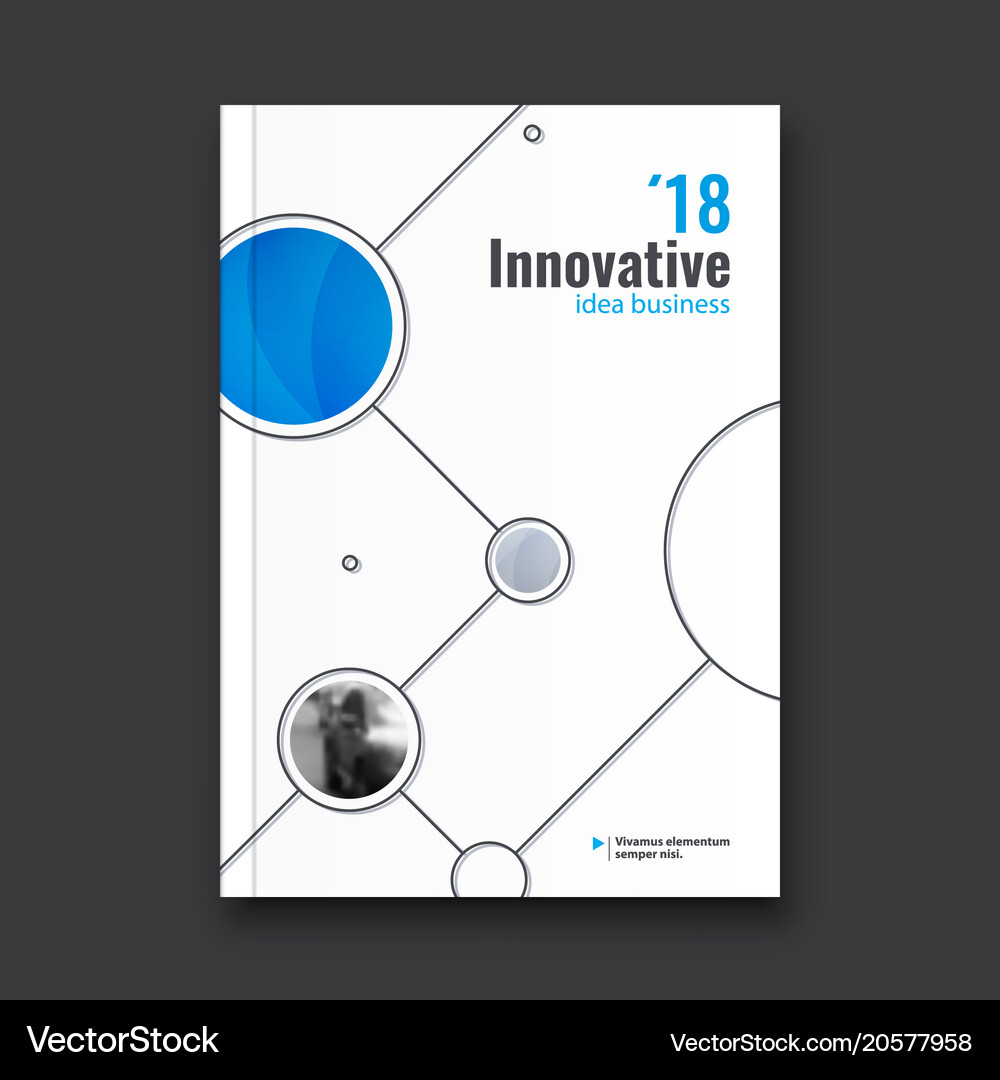 Abstract flyer design background brochure Vector Image