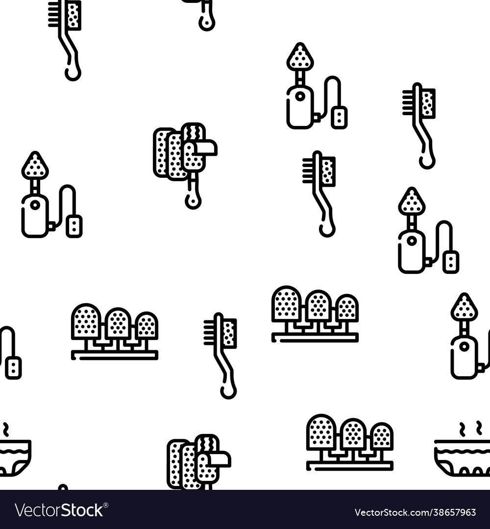 Callus remover tool seamless pattern Royalty Free Vector