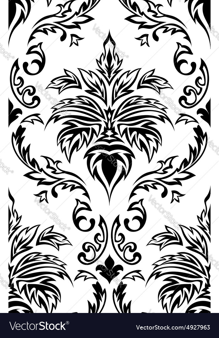 Damas pattern Royalty Free Vector Image - VectorStock