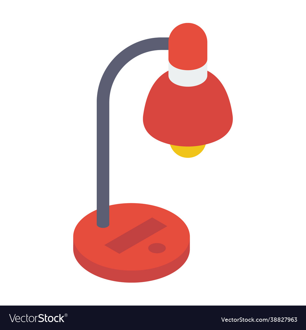 Study lamp Royalty Free Vector Image - VectorStock