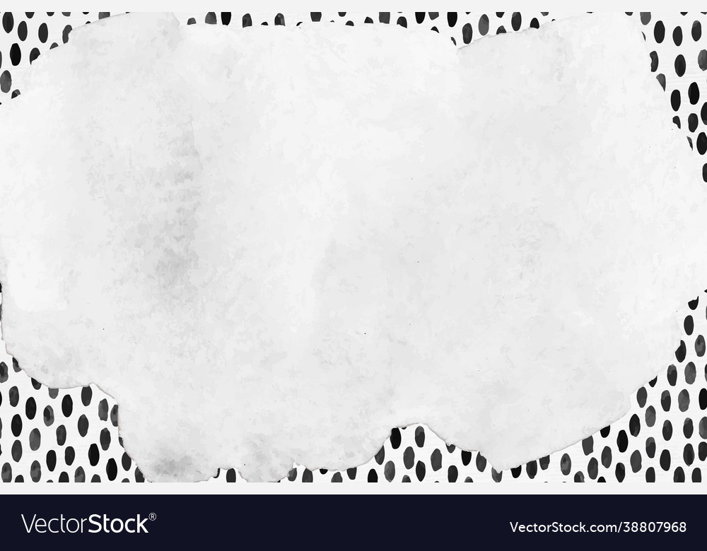 Abstract frame ink brush patterned background Vector Image