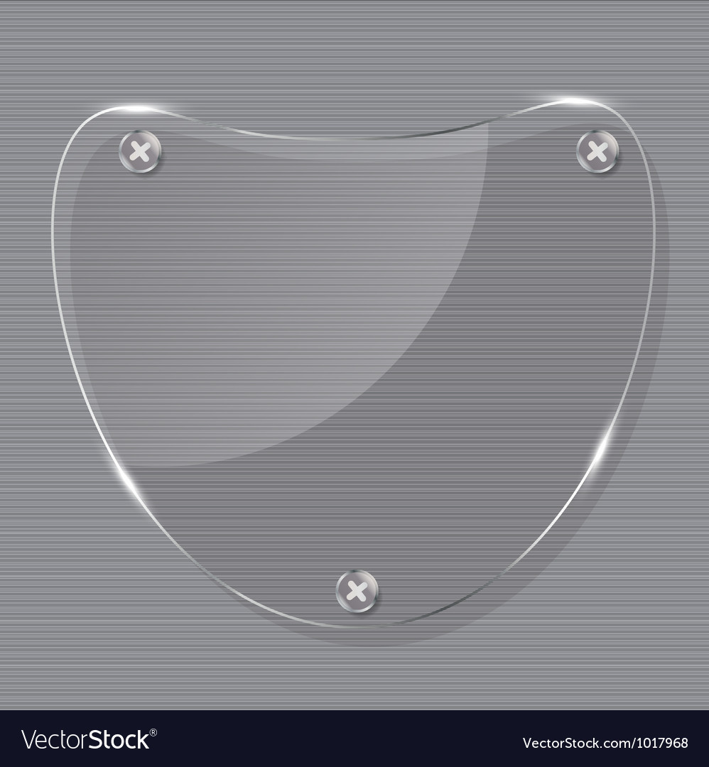 Realistic glass frames Royalty Free Vector Image