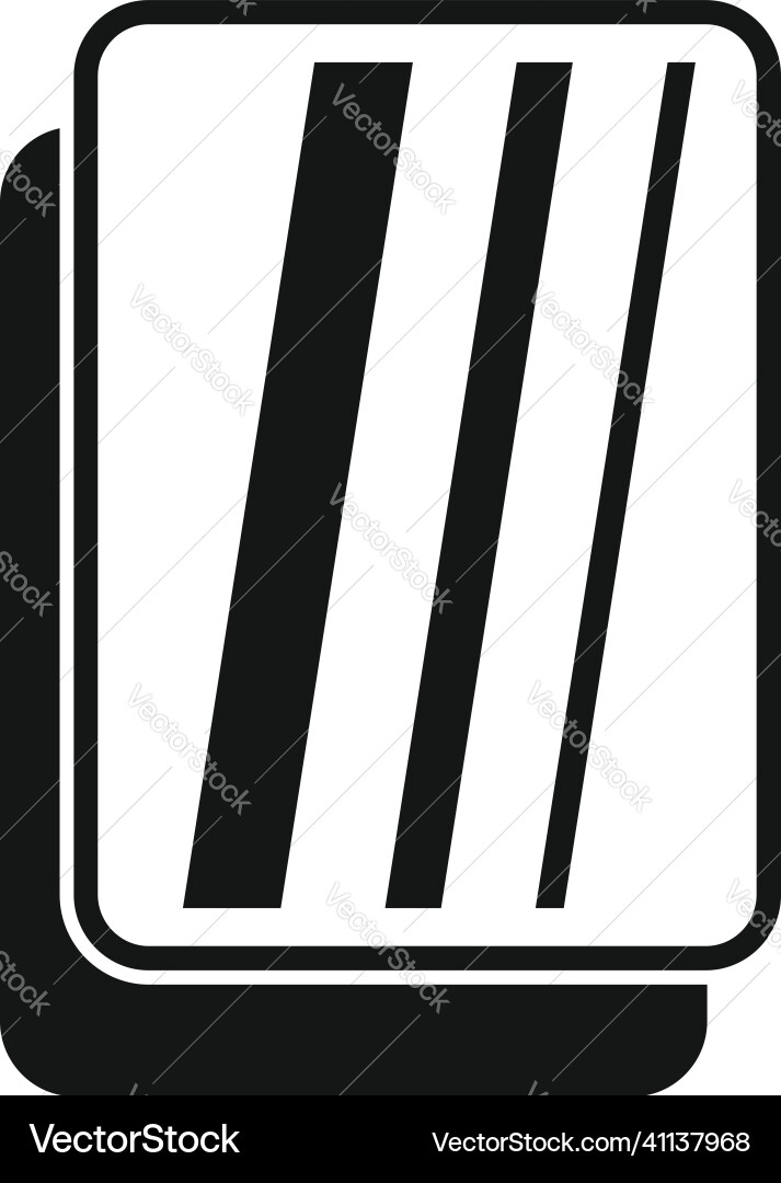 Tablet replace screen icon simple mobile Vector Image
