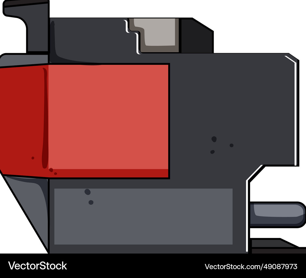 Print ink cartridge cartoon Royalty Free Vector Image