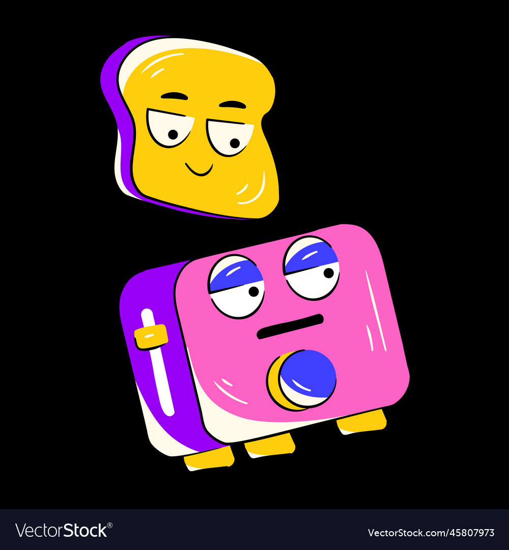 Toaster Royalty Free Vector Image - VectorStock