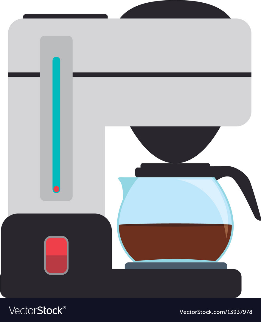 Coffee maker machine Royalty Free Vector Image
