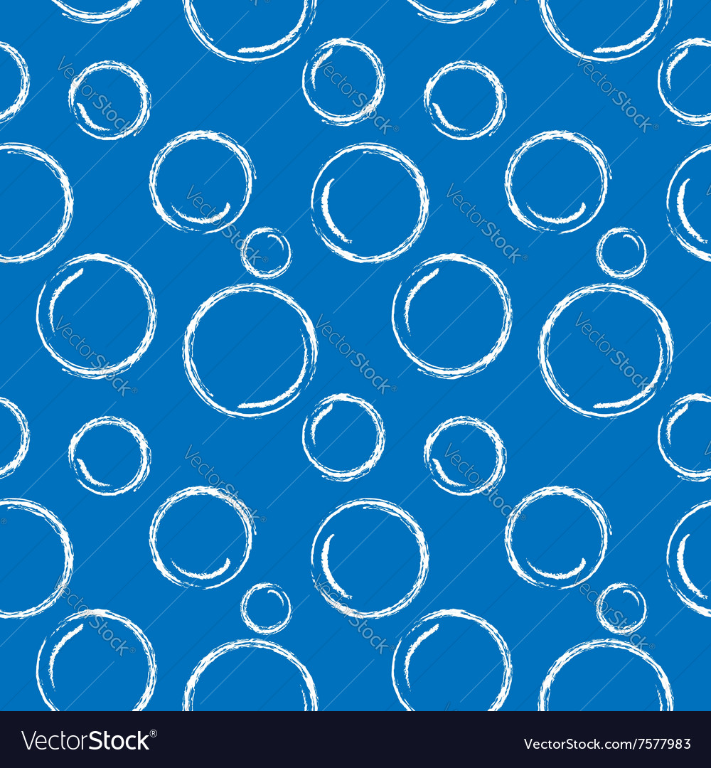 Bubbles geometric seamless pattern 5 Royalty Free Vector