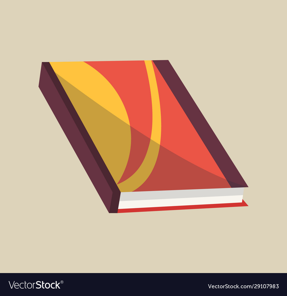 Closed book colorful icon Royalty Free Vector Image Closed book colorful icon Royalty Free Vector Image
