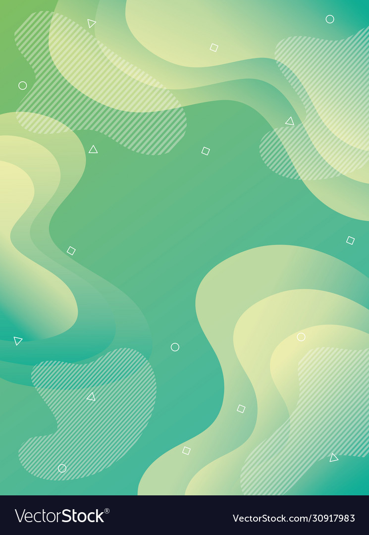 Green Vibrant Colors Background Icon Royalty Free Vector