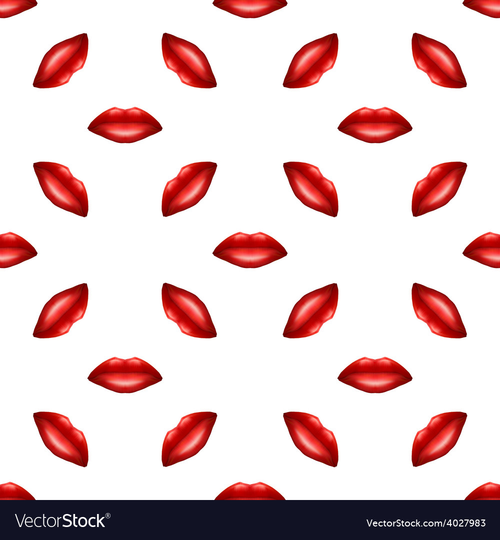 Lip pattern Royalty Free Vector Image - VectorStock