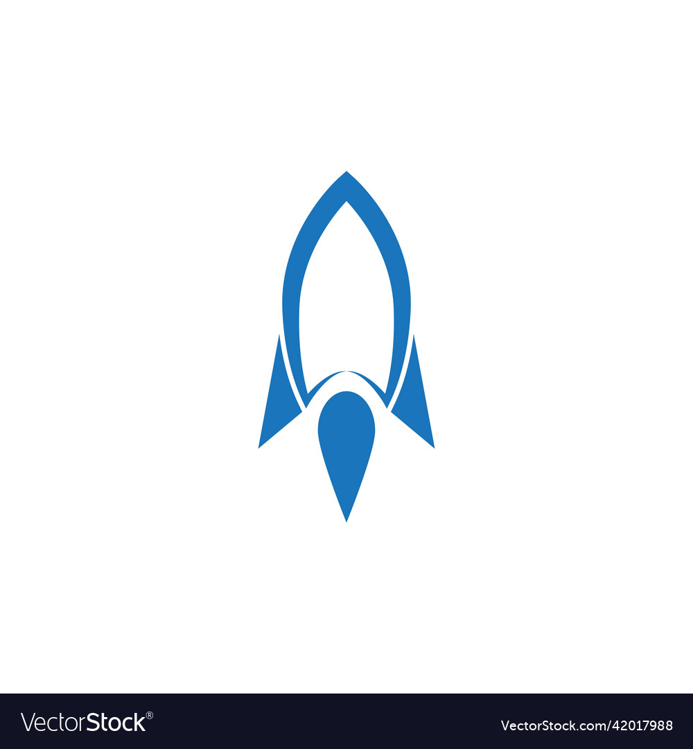 Rocket logo Royalty Free Vector Image - VectorStock