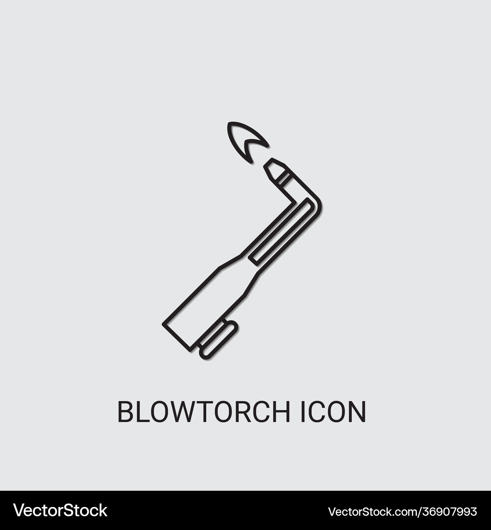 Blowtorch icon Royalty Free Vector Image - VectorStock