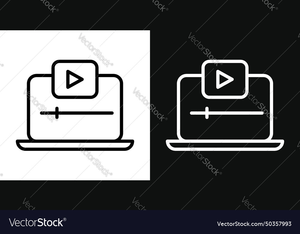 Tutorials icon set multimedia learning content Vector Image