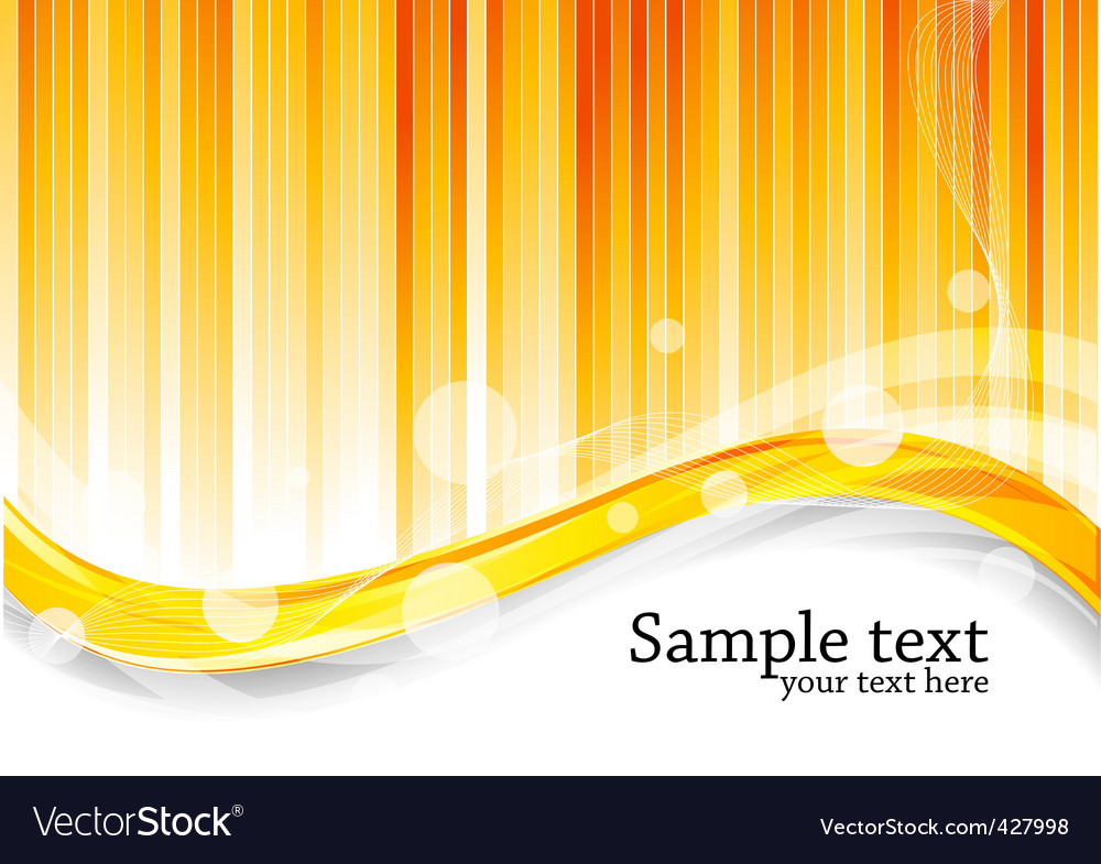 Orange background Royalty Free Vector Image - VectorStock