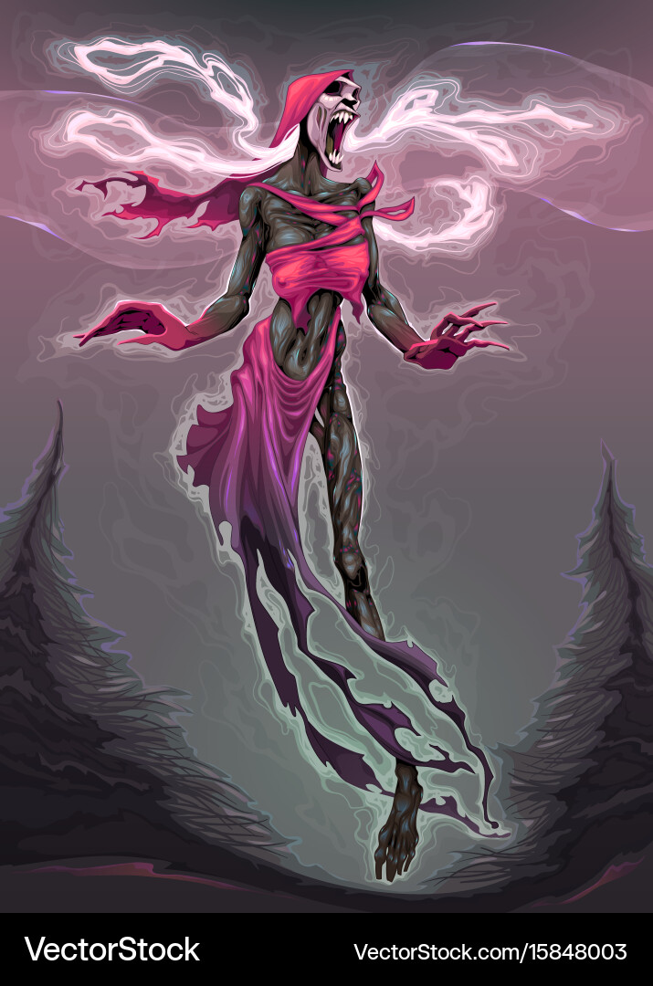 Song of the banshee Royalty Free Vector Image - VectorStock