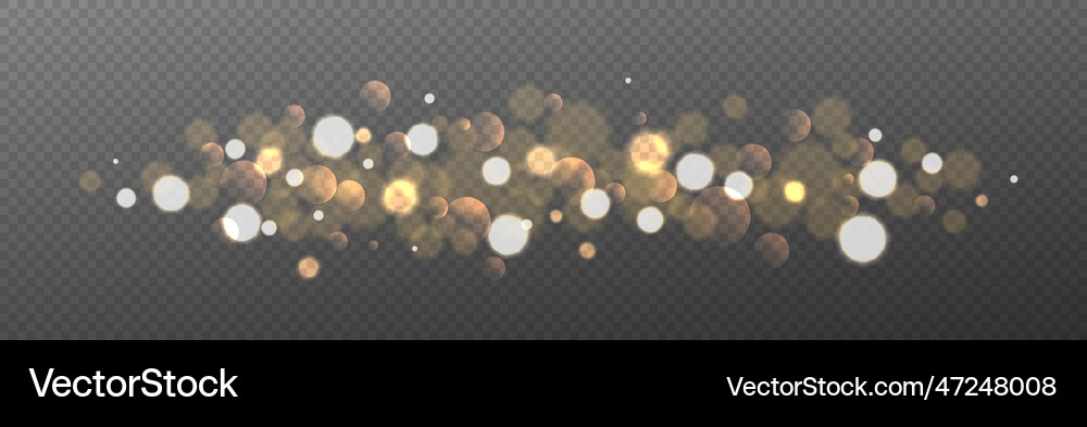 Bokeh light gold blurred flares bright shining – Royalty-Free Vector ...