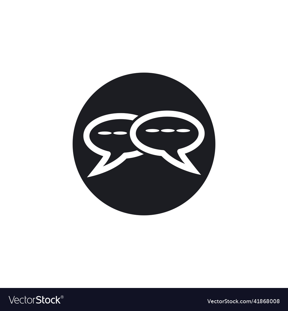 Chat icon Royalty Free Vector Image - VectorStock