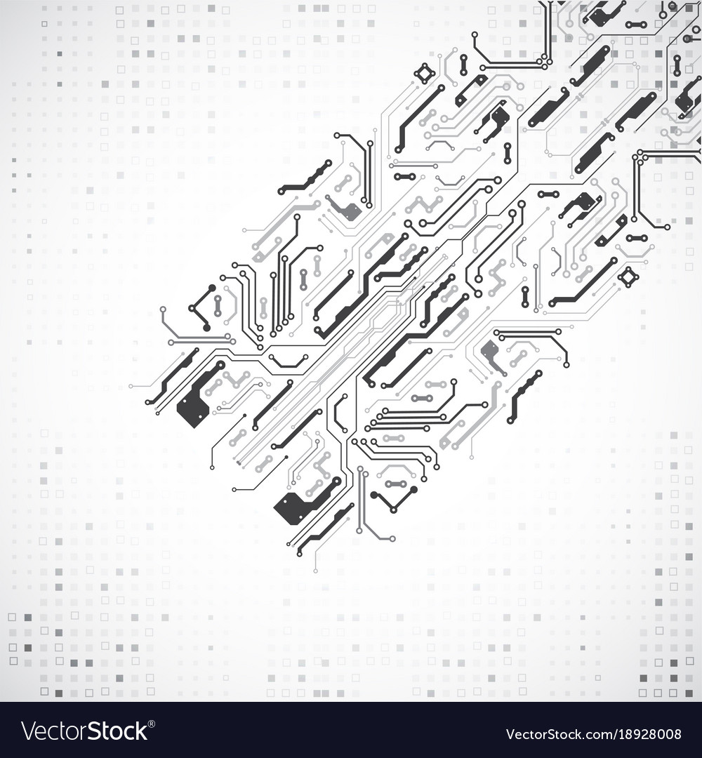 Hi-tech digital technology and engineering theme Vector Image