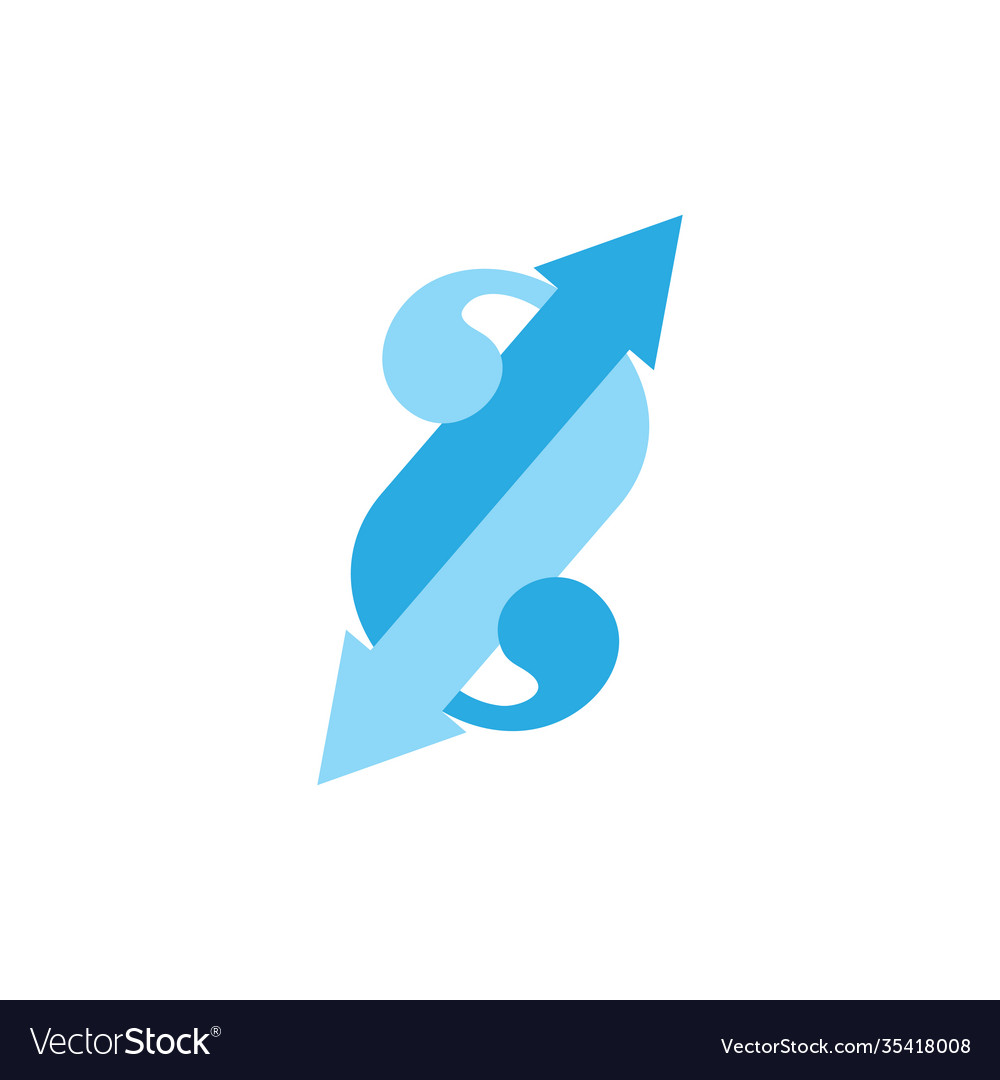 Linked overlapping line logo Royalty Free Vector Image Linked overlapping line logo Royalty Free Vector Image