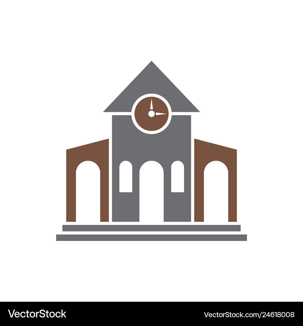 Railroad related icon on background for graphic Vector Image