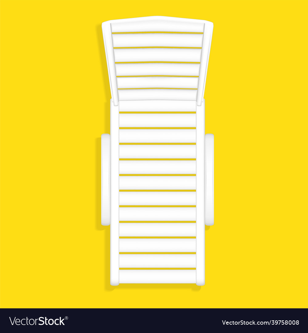 Sunbed Royalty Free Vector Image - VectorStock