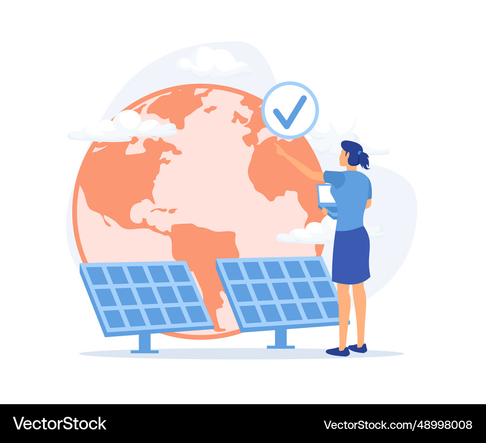 Sustainability energy efficiency in household Vector Image