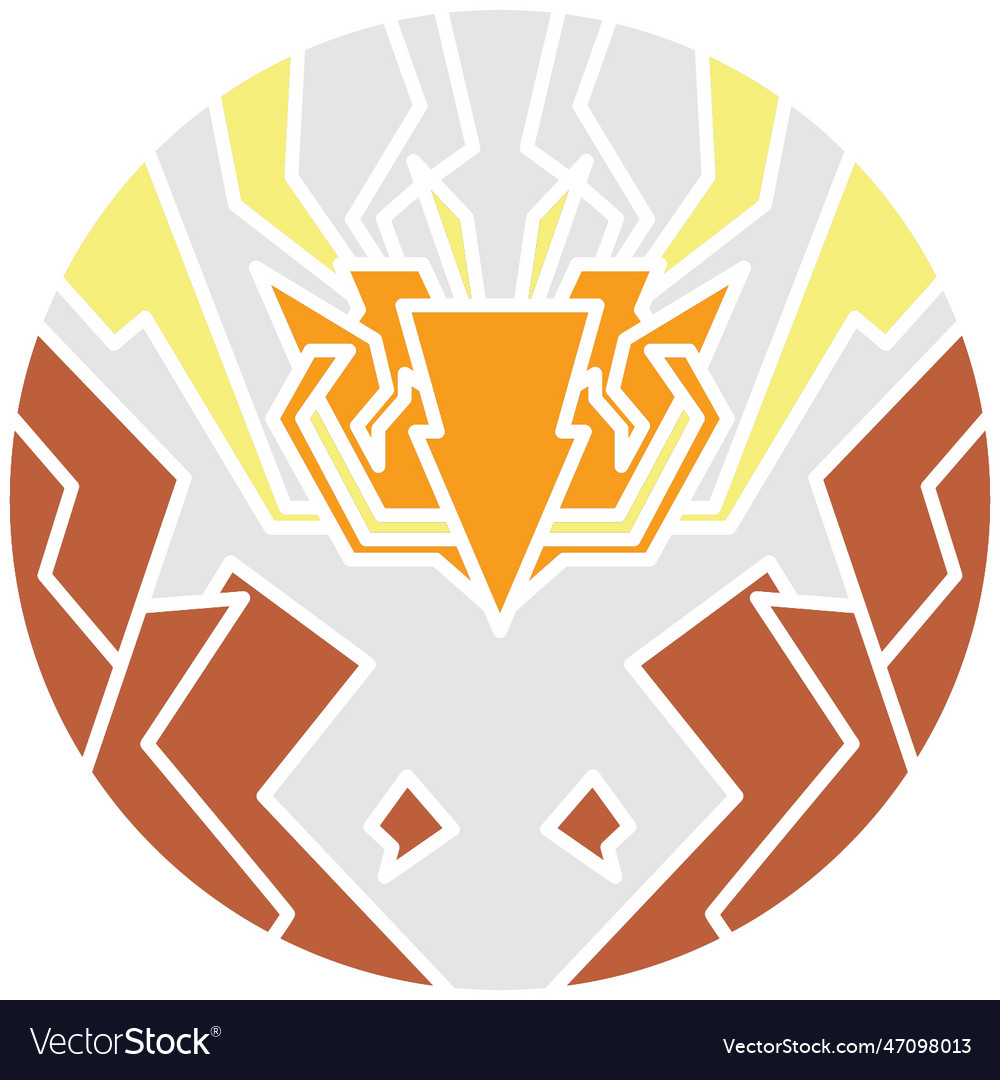 Element emblem lighting Royalty Free Vector Image