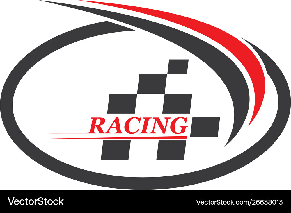 Faster speed logo icon automotive racing Vector Image
