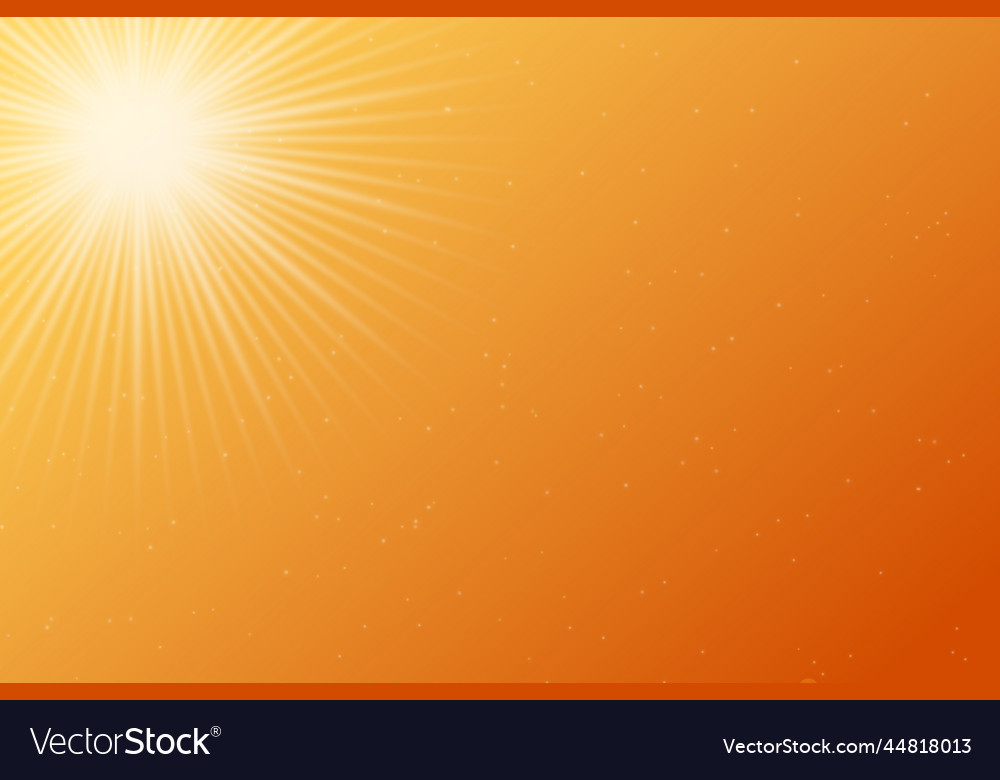 Gradient hot summer background Royalty Free Vector Image