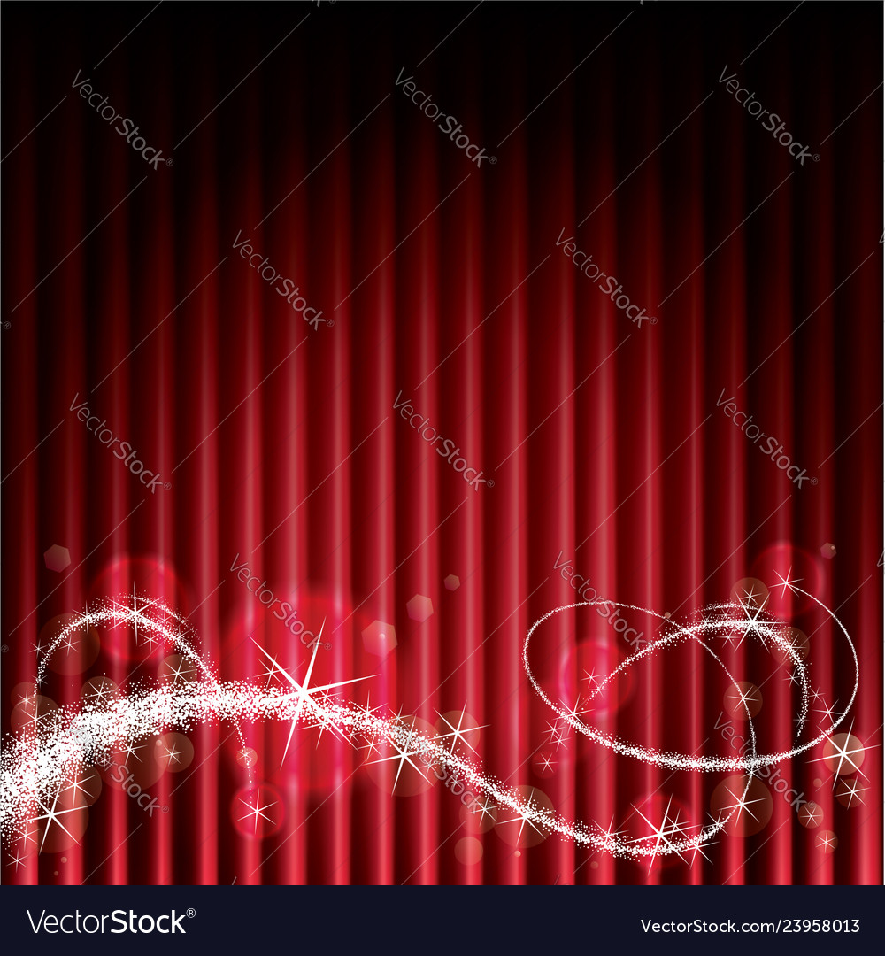 Magic stage Royalty Free Vector Image - VectorStock