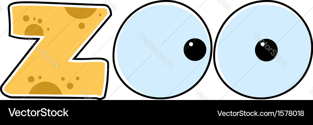 Cartoon words and symbols Royalty Free Vector Image