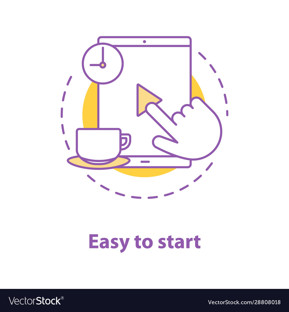 Digital software concept icon Royalty Free Vector Image