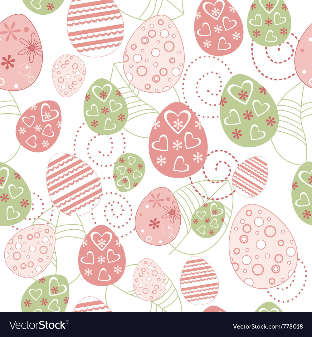 Easter seamless Royalty Free Vector Image - VectorStock
