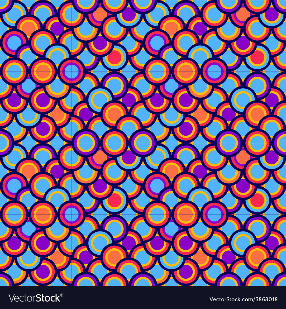 Seamless retro pattern Royalty Free Vector Image